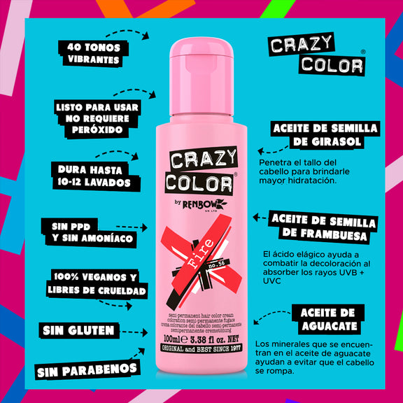 CRAZY COLOR FIRE – London Professional Beauty